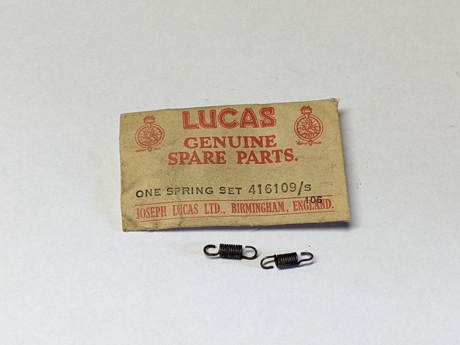 54415642 Auto Advance Spring Set Lucas, Sold as Pair – Morrie's Place Cycle