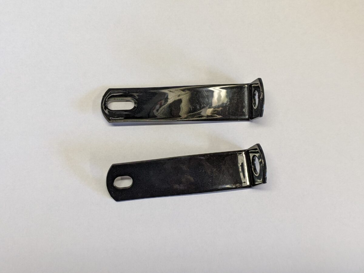 70-2989/90 Exhaust Stay Bracket Set, LH/RH – Morrie's Place Cycle