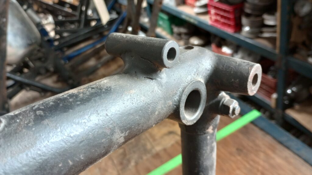 Rigid Frame Pre-Unit Triumph Front Frame Section – Morrie's Place Cycle