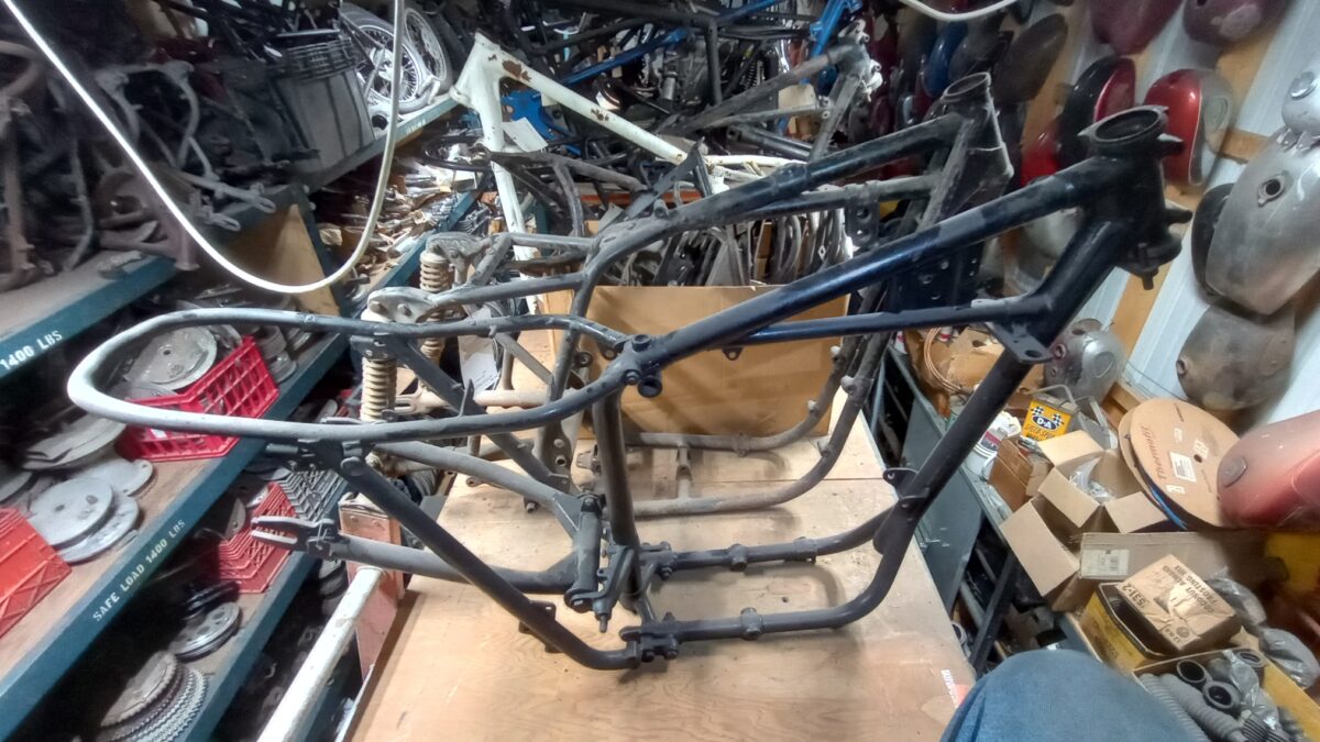 1968/69 Triumph T120 Frame – Morrie's Place Cycle