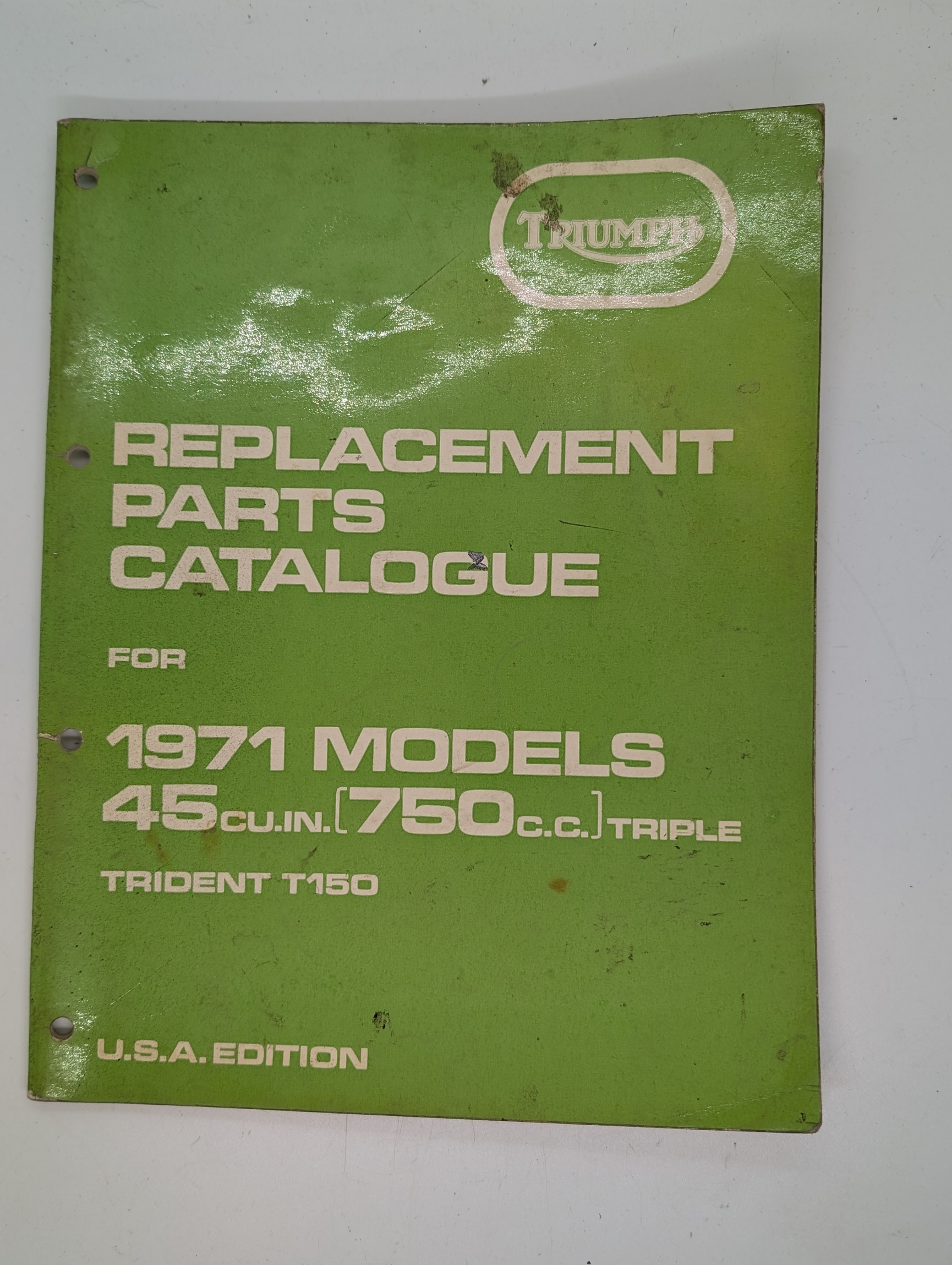 MP17-990943 Triumph Spare Parts List, Trident, T150, 1971 – Morrie's ...