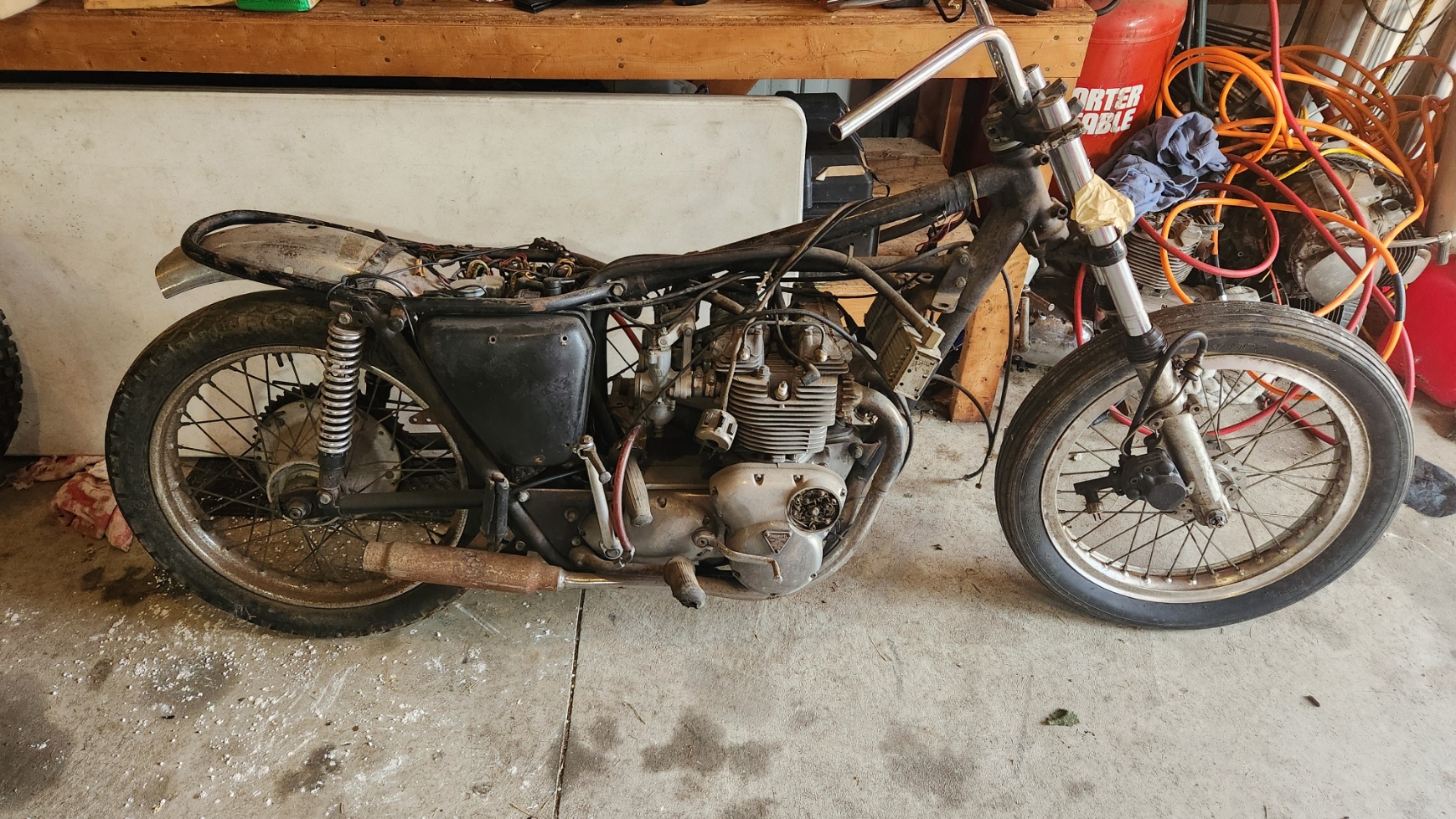 1974 Triumph T150 Trident Project Bike – Morrie's Place Cycle
